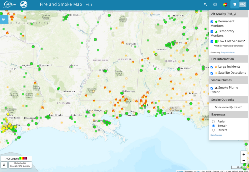Basic Smoke Management Practices (BSMPs) and Tools – Southern Fire Exchange